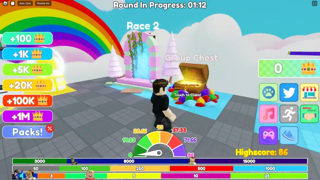 Kody Roblox Rainbow Friends Race (marzec 2023)